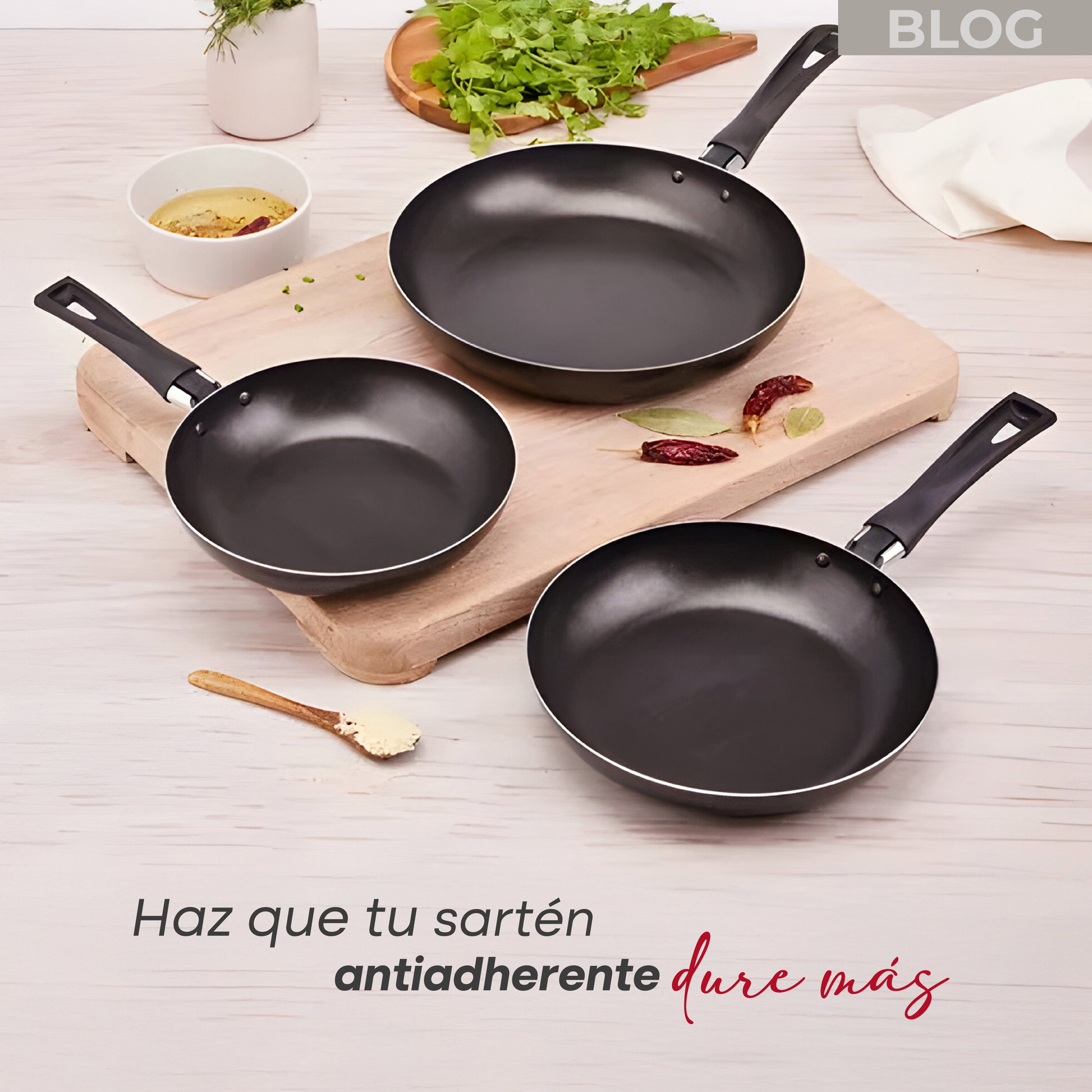 Haz que tu sartén antiadherente dure más – Almacenes La 13