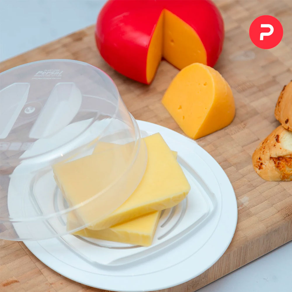 Quesera Redonda con Rejilla / Persal / Almacenes La 13 – Cristalería La ...