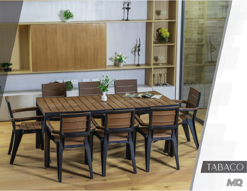 Mesa Rectangular Madeira Tabaco / MQ / Almacenes La 13